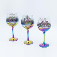 China Mother's Day Glass Mug with Electroplating and Customizable Design for Elegant Coffee Cups for sale