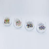 China Decal Fired Glass Souvenir Coffee Mug with Unique Design for Gift Stores for sale