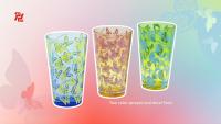 China Custom Ceramic Souvenir Mug with Rubber Paint and Laser Engraving Butterfly for Tourism & Gift Markets for sale