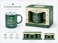 China Custom St. Patrick’s Day Ceramic Mugs for Promotional Gifts & Seasonal Retail for sale