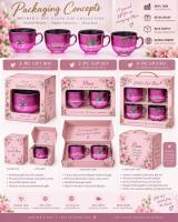 China Magenta Electroplated Mother's Day Glass Mug Collection for sale