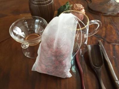 China 120*140mm non-woven tea bag with string for sale