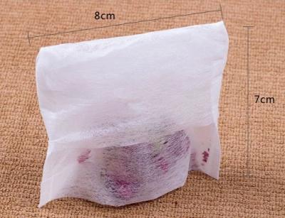 China 100pcs 7*8cm corn fiber fold tea bags for sale