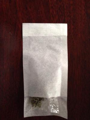 China tea filter bag with tongue and gusset for sale