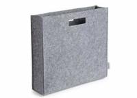 China Custom Polyester Fiber Felt Bag with Metal and Leather Accents - Durable Industrial Material Construction for sale