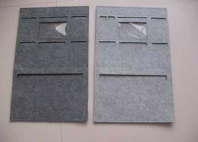 China Custom Polyester Fiber Felt Bag with Metal and Leather Accents - Industrial Grade Quality for sale