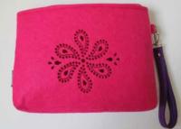 China Industrial Polyester Felt Bag with Metal and Leather Accents - Customizable Size and Design Options for sale