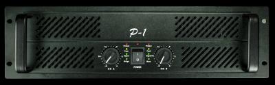 China P1 2 X 200W Class AB Power Amplifier Black / Silvery For Home Theater for sale