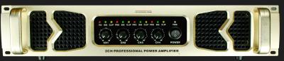 China 4 Channel Professional Power Amplifier SF80 4 X 500W Power Amplifier Golden / Silvery for sale