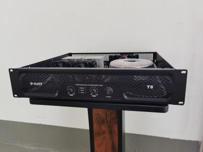 China T8 Karaoke Power Amplifier Professional For Large Scale Music Performances / Shows for sale