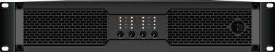 China 4×400W Power Amplifier Class AB  Black Four Channel Power Amp for sale