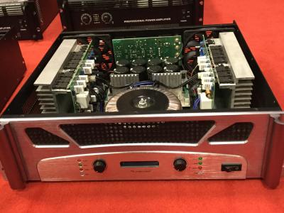China 2 X 1700w 2 Class H  Power Amplifier Karaoke with Two Cooling Fans for sale