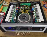 China Professional 2 Channel Power Amplifier For Audio System Integration CD8000 for sale