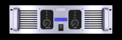 China Professional Power Amplifier 2X600W Class AB In 3U With Dual Cooling Fans For Concerts for sale
