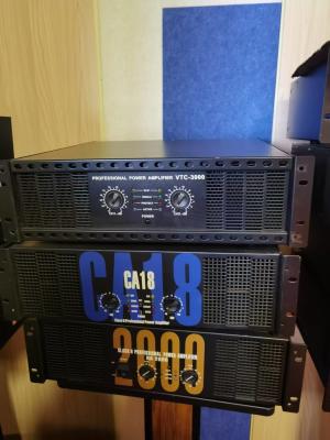 China 2 Channel Power Amplifier 1200W Output Compact Design 2 Cooling Fans Easy To Controls For Pro Audio System for sale