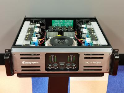 China 4-Channel Rack-Mountable Amplifier With Advanced Cooling System And Comprehensive Protection Circuitry For Audio Output for sale