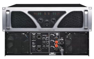 China 2X400W Class AB Power Amplifier With Two Cooling Fans For Short Circuit And Overload Protection for sale