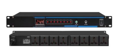 China POWER SEQUENCE CONTROLLER FOR 3000W 8 CHANNEL NUMBER WITH SCREEN for sale