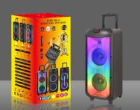 China Wireless Bluetooth Portable Party Speaker with LED Lighting and Built-in Microphone for Sound for sale