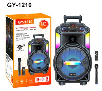 China 12-inch Bass Speakers Portable Party Speaker with Lights the Perfect Addition to Your Outdoor Celebrations for sale