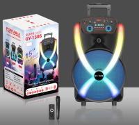 China 50W Portable Party Speaker with Built-in Lighting Effects and Waterproof Function for sale