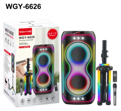 China Double 6.5-Inch Portable Party Speaker User Friendly Interface Strong Audio Output For Celebrations And Gatherings for sale