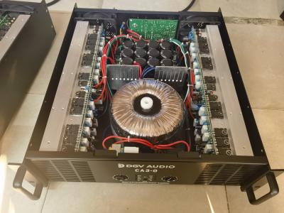 China Professional Power Amplifier With Class H Technology Providing Power Output And Dual Cooling Fans For Stage Performance for sale