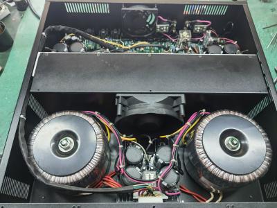 China Professional Power Amplifier Class H Amplification And Dual Cooling Fans Ensuring Power Delivery For Stage And Outdoor for sale