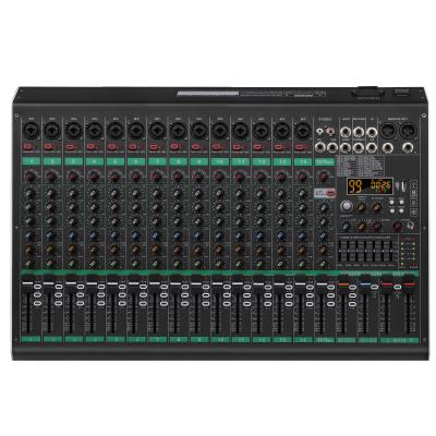 China 16 Channel Dj Power Professional Mixer Dsp Effects Bluetooth Playback Professional-Grade Low-Noise Preamp For Live Streaming Performances Recording for sale
