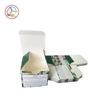 China CMYK Full Color Printing Foldable Box White Card For Cosmetic Package for sale
