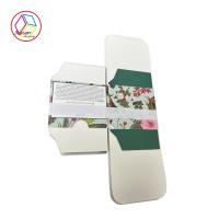 China CMYK Full Color Printing Foldable Box White Card For Cosmetic Package for sale