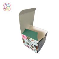 China CMYK Full Color Printing Foldable Box White Card For Cosmetic Package for sale