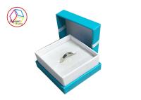China Custom Luxury Jewelry Paper Gift Box with Velvet Insert for Necklace Ring for sale