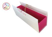 China White Hair Extensions Packaging Box / Hair Extension Subscription Box for sale