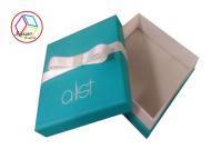 China Custom Luxury Jewelry Paper Gift Box with Velvet Insert for Necklace Ring for sale
