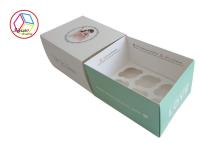 China Food Safe Paper Cupcake Boxes Custom Size 12 Cup Kraft Packaging for sale