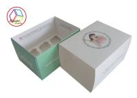 China Food Safe Paper Cupcake Boxes Custom Size 12 Cup Kraft Packaging for sale