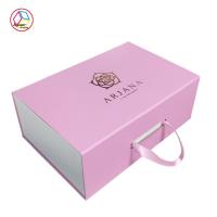 China Customized Colored Shoe Gift Box with Handle Recyclable Kraft Paper 1000000pcs Supply for sale