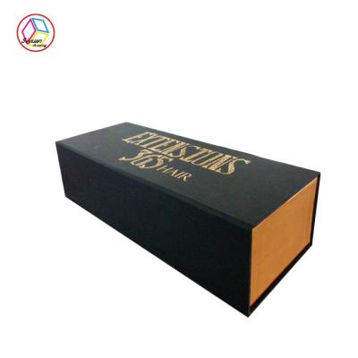 China Black Wine Bottle Packaging Boxes Printing Handling Matt Lamination for sale