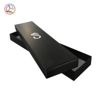 China Small Cardboard Presentation Boxes Black Color CMYK Pantone Printing for sale