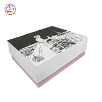 China Pink Fancy Paper Gift Box , Slide Open Gift Boxes UV Coating Feature for sale