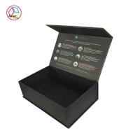 China Large Rigid Cardboard Magnetic Closure Gift Box Navy Fancy Paper for sale