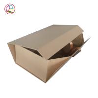 China Custom Satin Ribbon Tie Closure Gift Box Recyclable ISO9001 1000000pcs Supply for sale