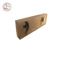 China Custom Brown Kraft Paper Gift Boxes with Window 500pcs MOQ Eco Friendly for sale