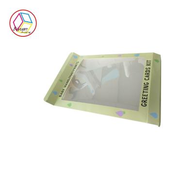 China Custom Craft Paper Gift Box with PVC Window for Retail Packaging for sale