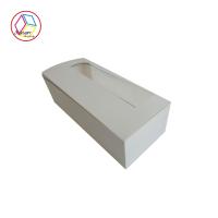 China Folding Gift Box White Color Ivory Paper Environmental Protection for sale