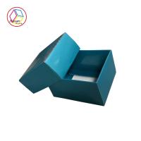 China Navy Color Fancy Cardboard Gift Boxes Gold Foil Stamping OEM Custom 1.5-3mm Thickness for sale
