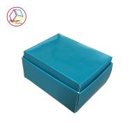 China Navy Color Fancy Cardboard Gift Boxes Gold Foil Stamping OEM Custom 1.5-3mm Thickness for sale