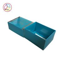 China Navy Color Fancy Cardboard Gift Boxes Gold Foil Stamping OEM Custom 1.5-3mm Thickness for sale