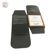 China Custom Black Craft Paper Gift Box 500pcs MOQ for Candle Packaging with Embossing for sale